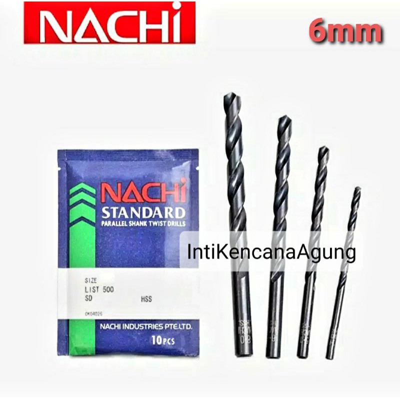 Jual Mata Bor Besi NACHI 6mm bor beton bor besi | Shopee Indonesia