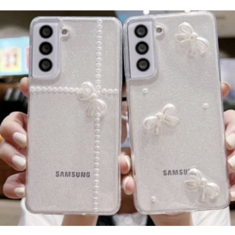 Jual Samsung S20 FE S21 Plus S21+ Note 10 Plus Note 10+ Silikon Case Bening Glitter Blink ...
