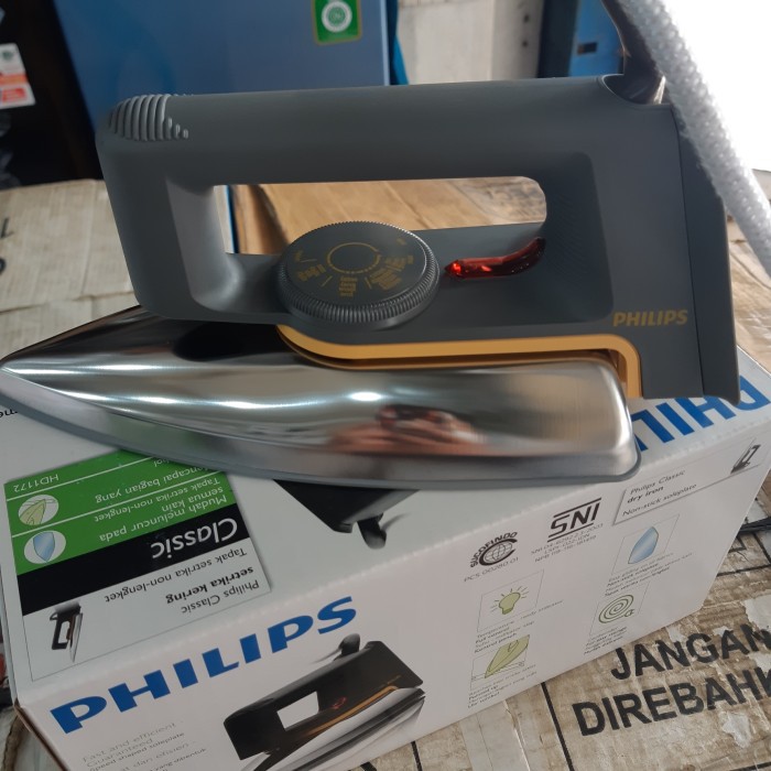 Jual Setrika Philips Clasic Hd 1172 - Hitam | Shopee Indonesia