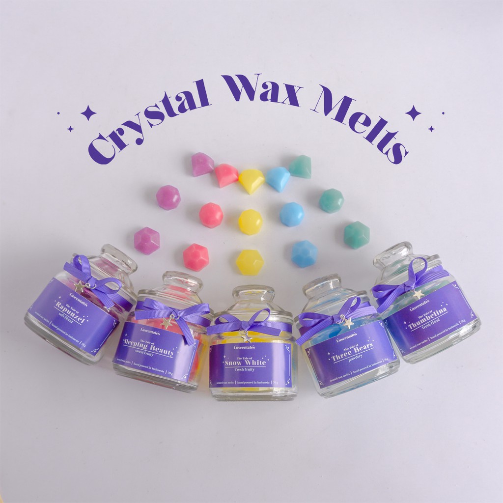 Jual Fairytale Crystal Melts in Jar - Wax Melts by Luscentales | Home ...