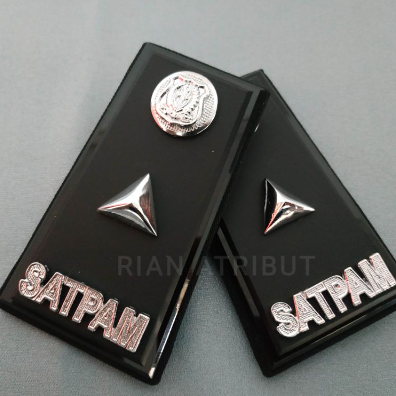 Jual PANGKAT SATPAM PELAKSANA FULL MIKA , PIN SATPAM , WING SATPAM ...