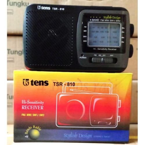 Jual RADIO TENS TSR 810 FM MW SW1 SW2 4 BANDS PORTABLE JADUL | Shopee ...