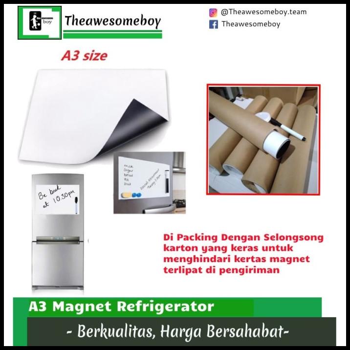 Jual Magnetic Whiteboard For Refrigerator Kertas Magnet Kulkas | Shopee ...