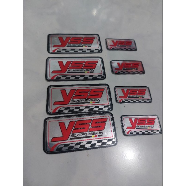 Jual STIKER SHOCK MODEL YSS STIKER MODEL YSS TABUNG 1SET BESAR DAN ...