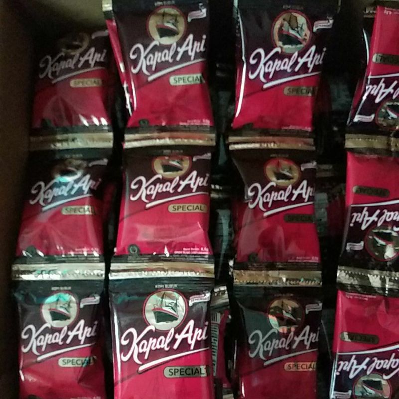 Jual kopi kapal api spesial 6,5 gram / kopi mini ( 1 renceng 10 sachet ...
