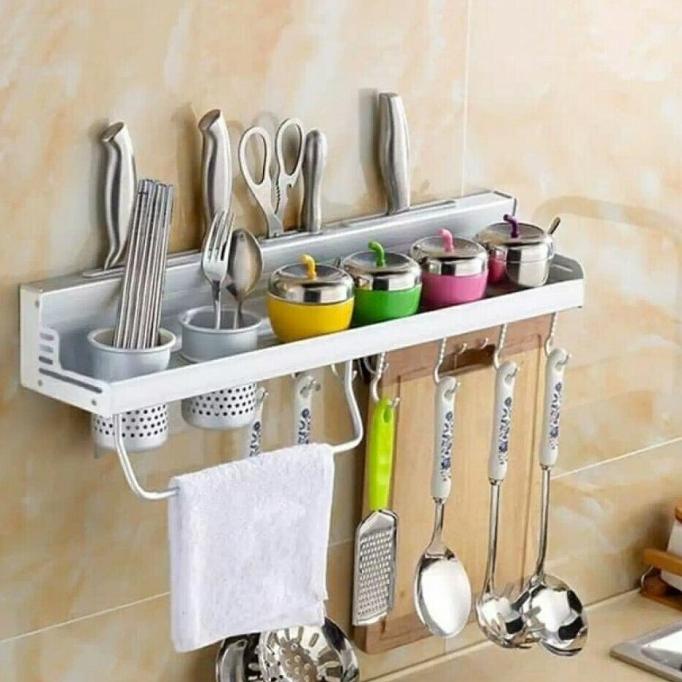 Jual P|804 Rak Dinding Peralatan Dapur/ Rak Tempat Bumbu/ Rak Minimalis ...
