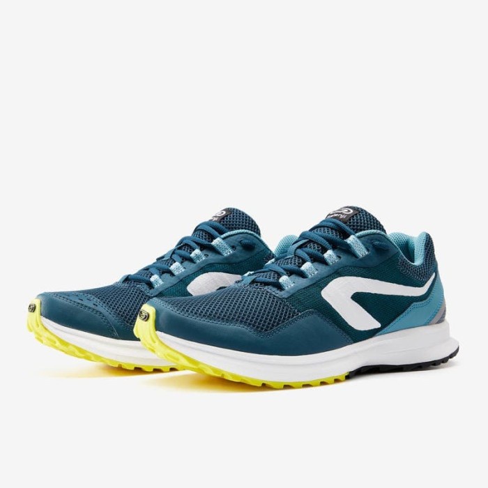 Jual Kalenji Sepatu Lari Pria Hijau Active Grip Decathlon - 8559113 ...