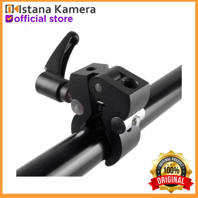 Jual Berkualitas Commlite Cs-Cs Magic Friction Arm Super Clamp Crab ...