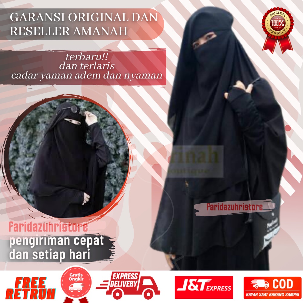 Jual Niqab Cadar Niqob Kain Hijab Niqab Yaman Cadar Pengantin Hijab Pengantin Cadar Kerudung ...