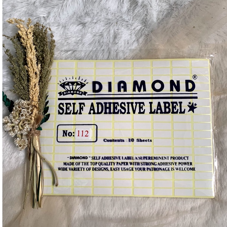 Jual ( 1 ball ) Label 112 Lem Tag Nama Harga termurah | Shopee Indonesia