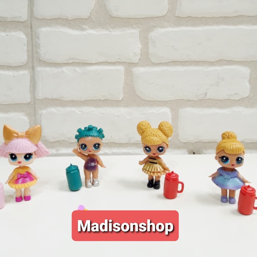 Jual LOL Little Sister Surprise Cake Topper Murah Figure Set Kado Bday ...