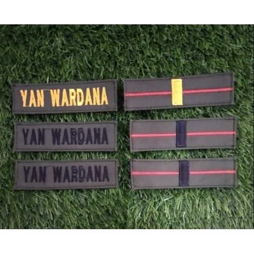 Jual Bordir Topi Custom Pangkat Letda dan Nama | Shopee Indonesia