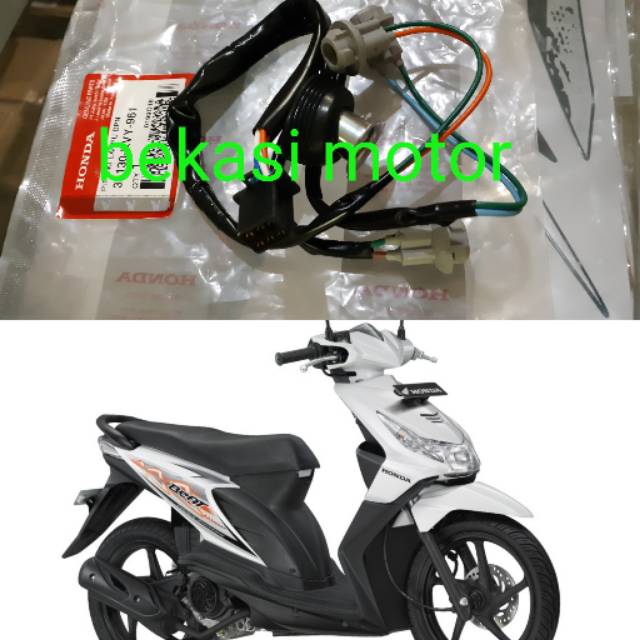Jual 33130-KVY fitting pitting headlamp socket lampu depan honda beat ...
