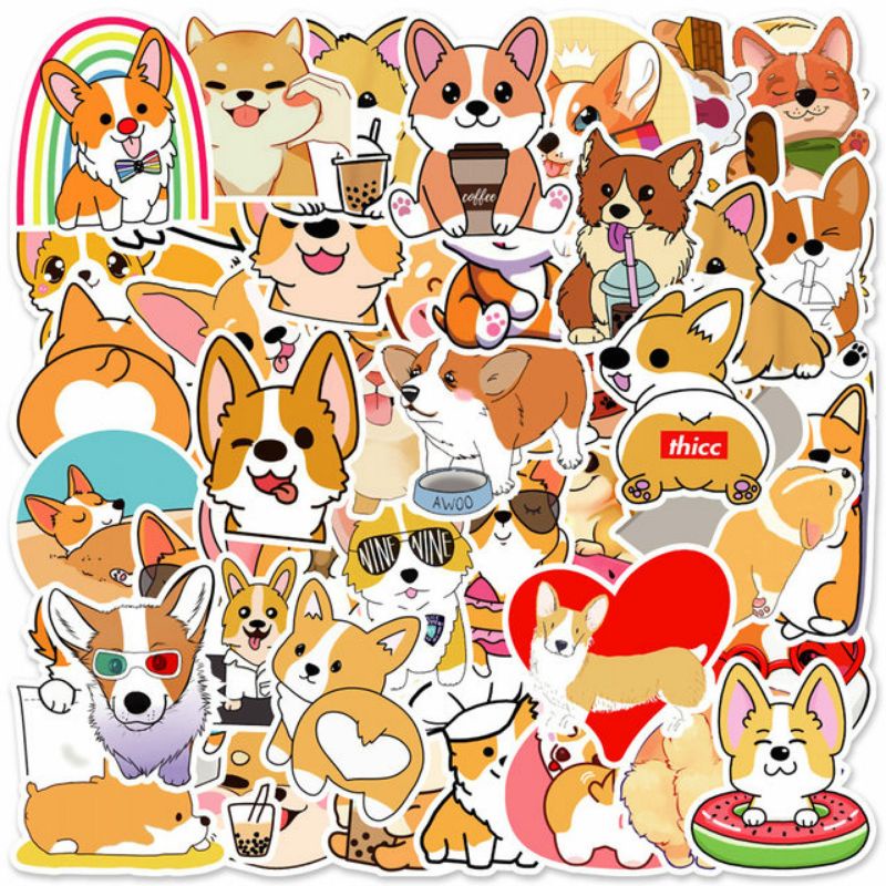Jual Stiker Anjing Pack Style 260407 | Shopee Indonesia