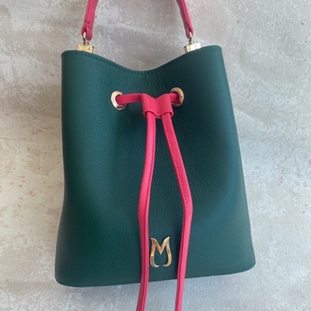 Jual MOOIJ CARLA SMALL PINE GREEN MIX HOT PINK LIMITED EDITION | Shopee ...