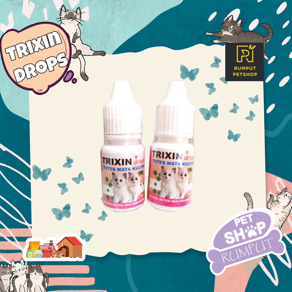 Jual TRIXIN DROPS OBAT TETES MATA KUCING 15ML MURAH | Shopee Indonesia