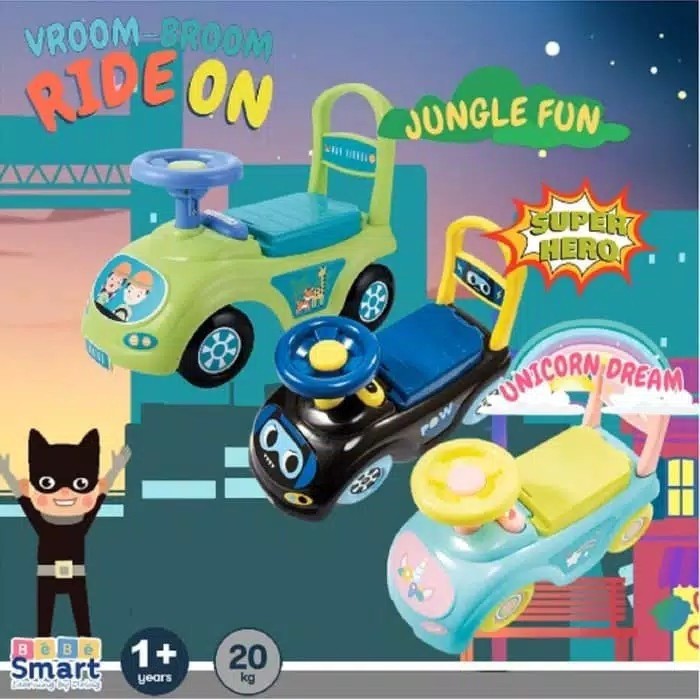 Jual Bebe Smart Vroom Broom Ride On / Mainan Anak | Shopee Indonesia