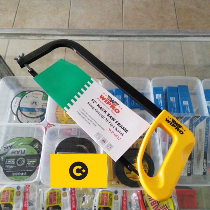 Jual GAGANG GERGAJI BESI WIPRO HEAVY DUTY FIBER HACK SAW FRAME STEEL ...