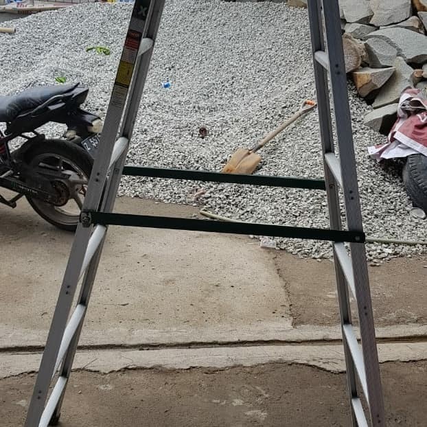 Jual Barang-Angkut-Alat- Khusus Go Send Tangga Lipat Alumunium Steger ...