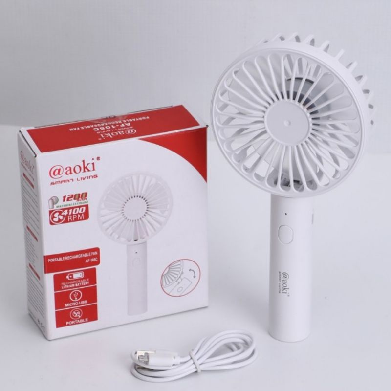 Jual Aoki Mini Fan Portable USB Charge / Kipas Angin Genggam + Lipat AF ...