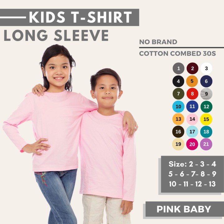Jual Kaos Polos Anak Lengan Panjang - Kaos Anak Panjang - Kaos Panjang ... Jual Kaos Polos Anak Lengan Panjang - Kaos Anak Panjang - Kaos Panjang ...