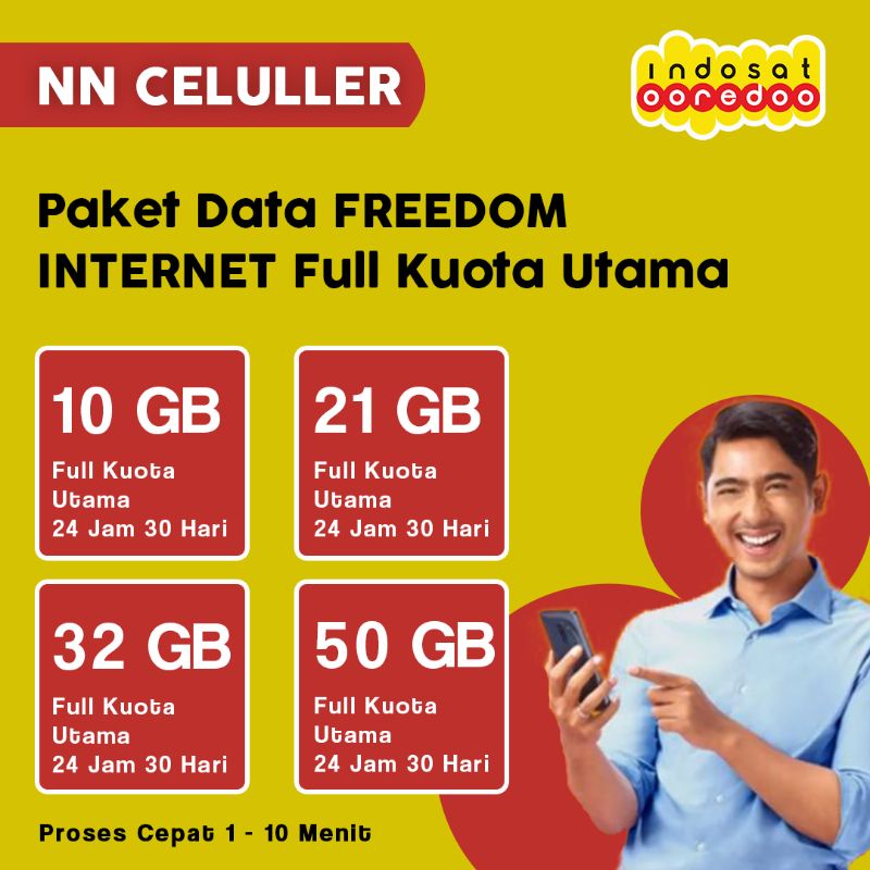 Jual PAKET DATA INDOSAT FULL 24JAM | Shopee Indonesia