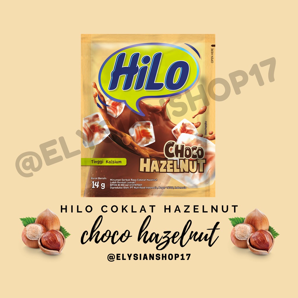 Jual Susu Hilo Choco Hazelnut 1 Renceng (10 Sachet) | Shopee Indonesia