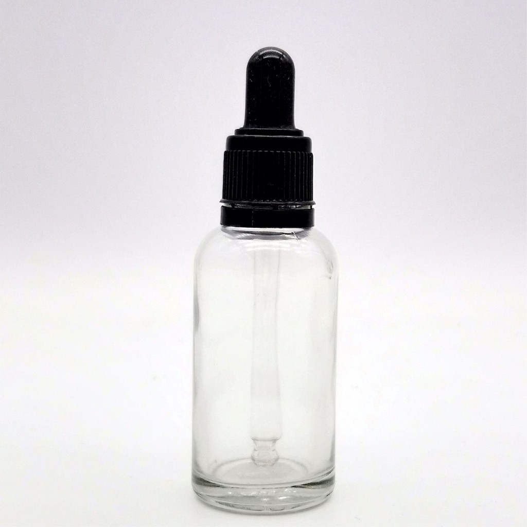 Jual BOTOL PIPET KACA 20ml BENING TEBAL Ring Segel Hitam | Shopee Indonesia