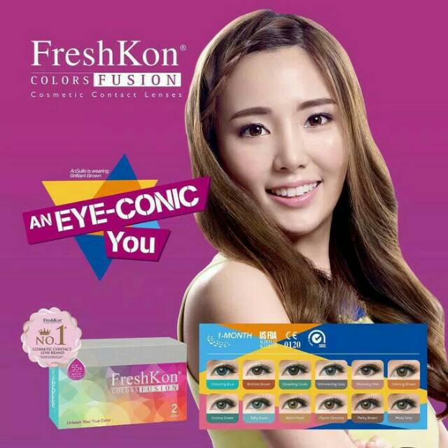 Jual Freshkon Color Fusion Monthly / Freshkon Colour Monthly / Freshkon Color Bulanan | Shopee ...