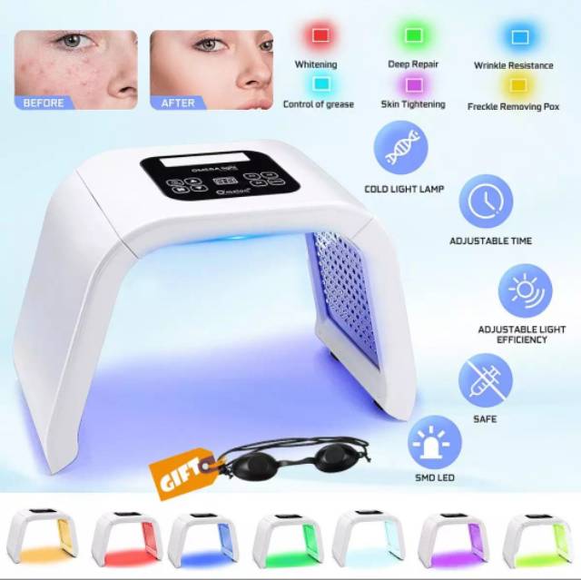 Jual PDT OMEGA LIGHT THERAPY LED 7 WARNA | Shopee Indonesia