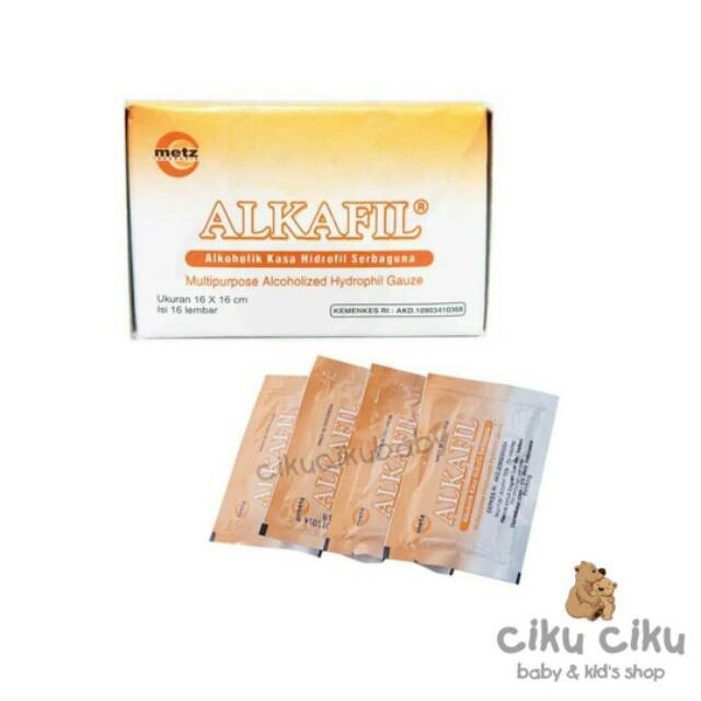 Jual Alkafil Alkoholik Kasa Hidrofil Serbaguna - 16 Lembar | Shopee ...