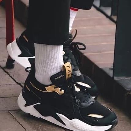 Jual Sepatu Puma Rs-X Trophy Black Gold | Shopee Indonesia