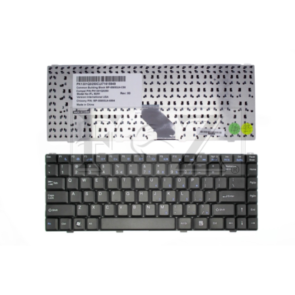 Jual Keyboard AXIOO TVR TVS Laptop Axioo Keyboard Black US | Shopee ...