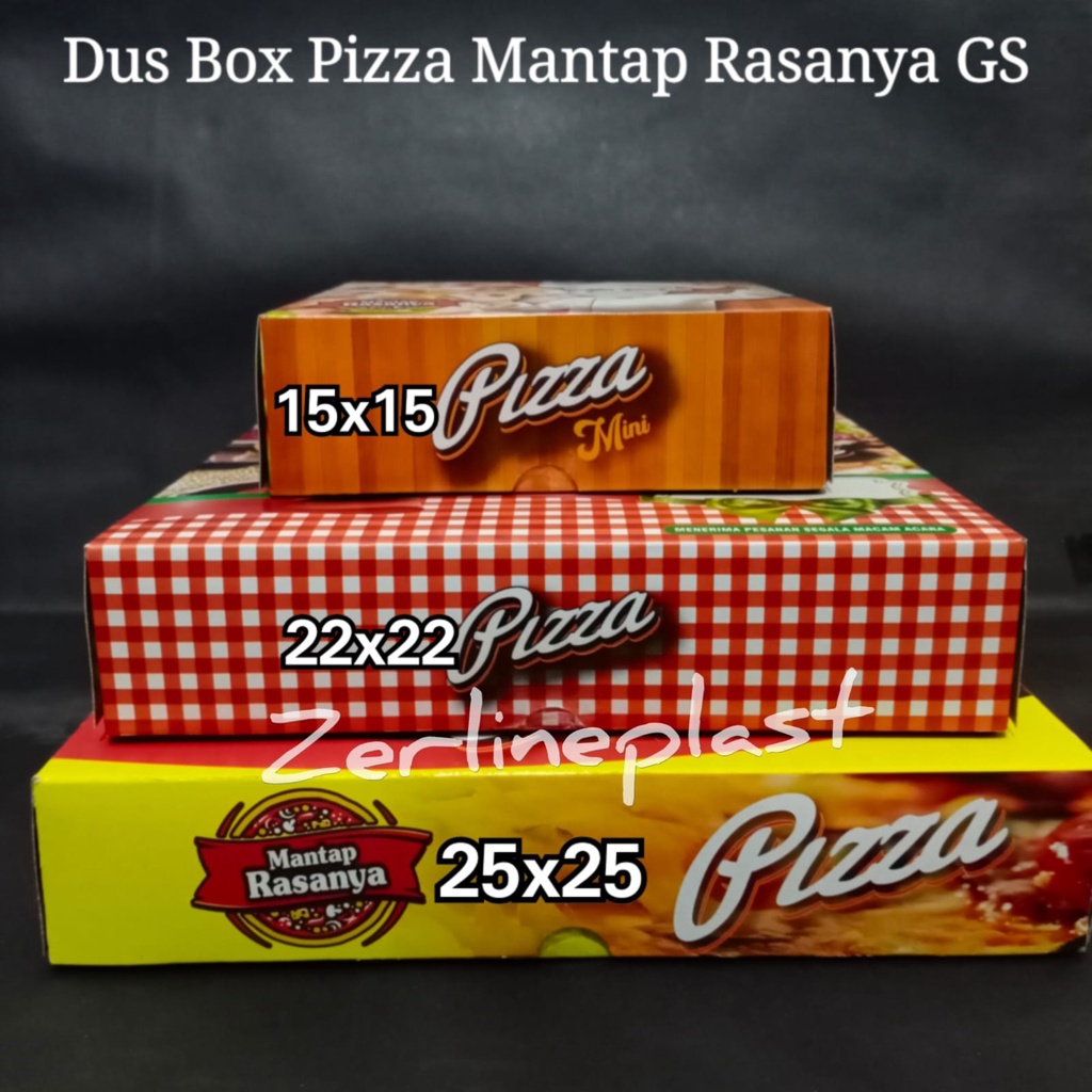 Jual Dus Pizza Mantap Rasanya GS - Dus Kue Serbaguna - Box Pizza @50pcs ...
