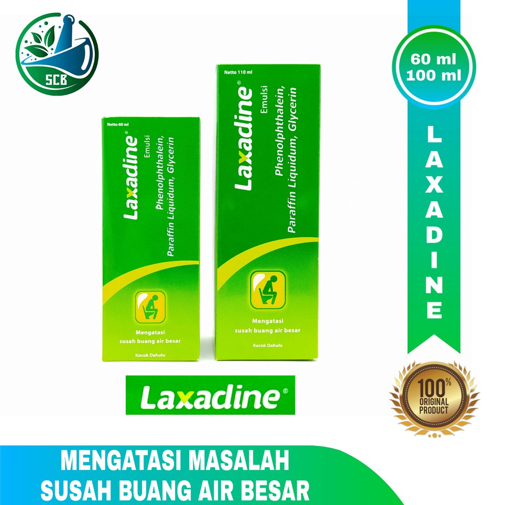 Jual Laxadine Emulsi varian 60ml dan 110ml - Mengatasi Susah Buang Air ...