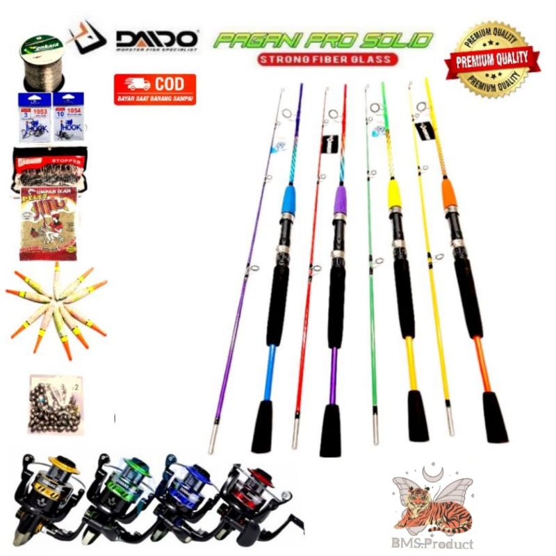 Jual Set Pancing Joran Laut ,DAIDO 16 KG REEL 6000, JAPAN STYLE ( SET KOMPLIT ) | Shopee Indonesia