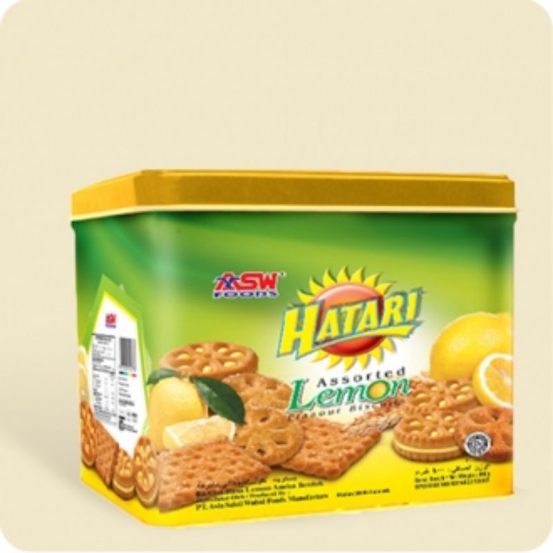 Jual Hatari biskuit lemon/biskuit kaleng enak | Shopee Indonesia