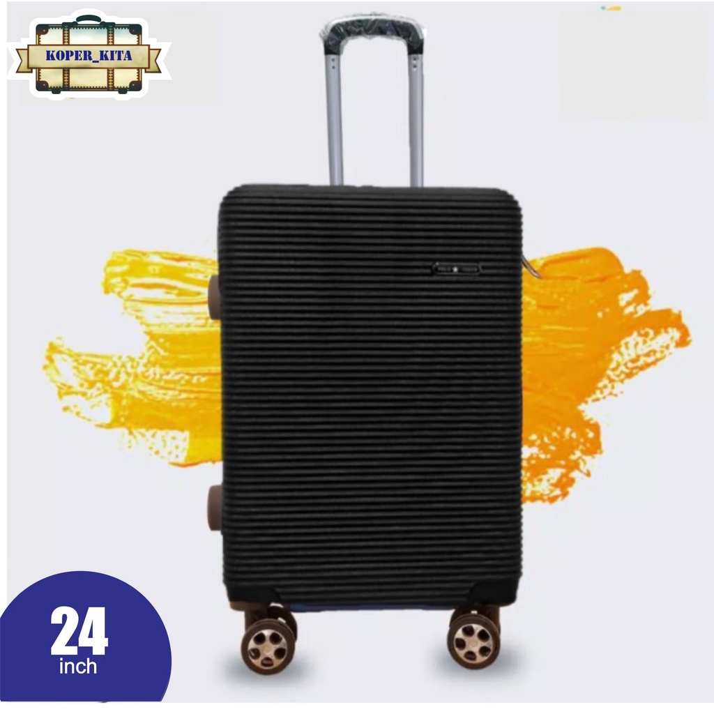 Jual DISKON ONGKIR!! Koper 24 inch Murah Polo Fans 2032 Pink Pucat ...