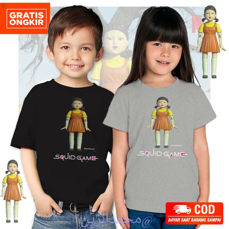 Jual Kaos squid game/Baju squid game/baju kaos sguid game/kaos baju ...