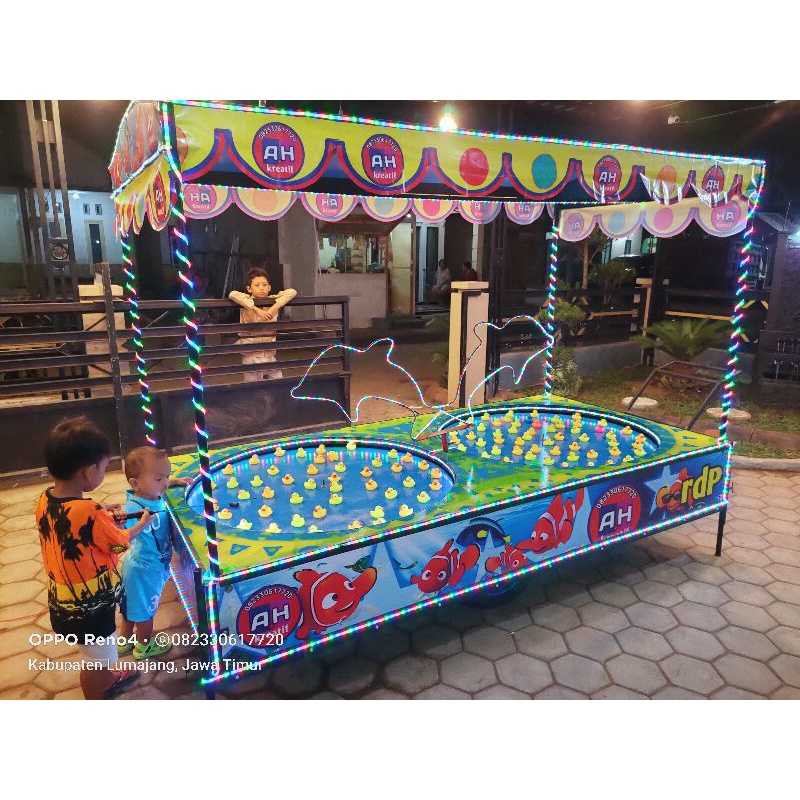 Jual pancingan bebek elektrik / permainan pasar malam sekali modal ...