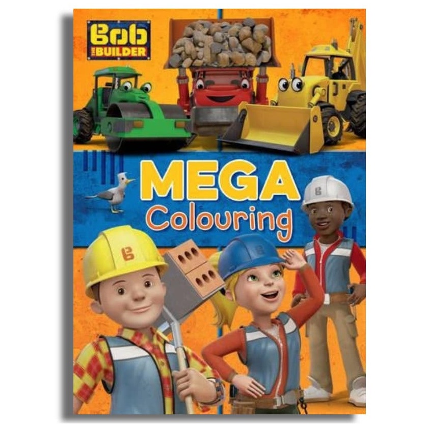 Jual Bob the Builder Mega Colouring Book Story and Coloring Activity ...