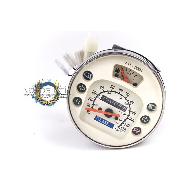 Jual Speedometer Speedo Vespa NewPX New PX LML Putih | Shopee Indonesia