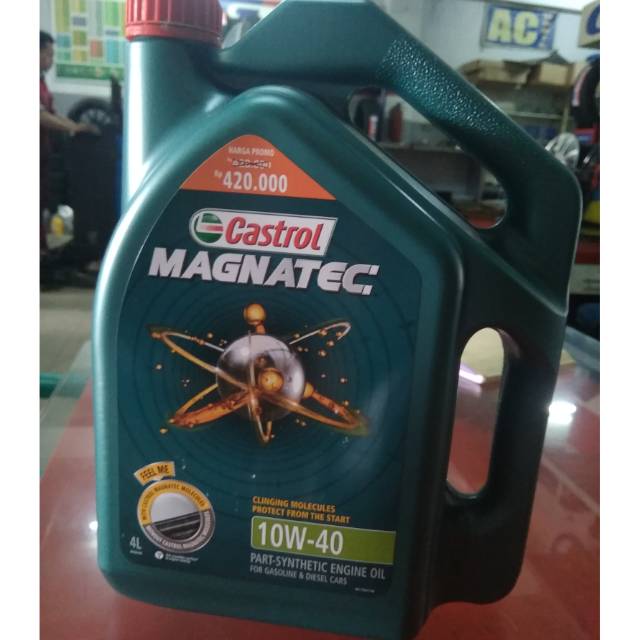 Jual OLI CASTROL MAGNATEC 10W-40 GALON (100% ORIGINAL) | Shopee Indonesia