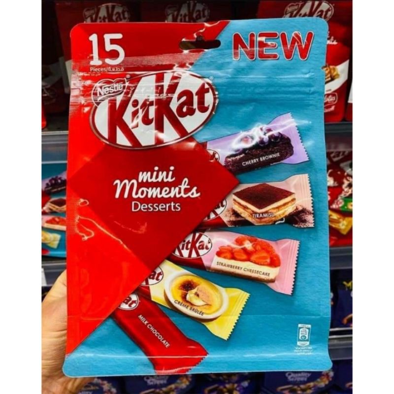 Jual KITKAT MINI MOMENTS DESERT 15 PCS ORIGINAL ARAB | Shopee Indonesia