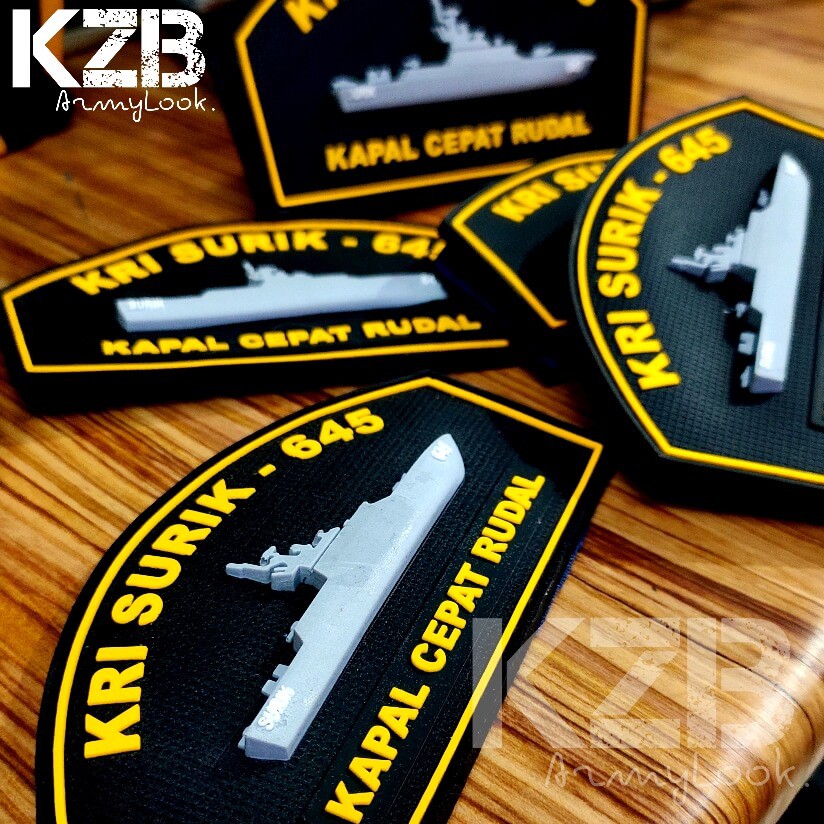Jual Patch Rubber Velcro TNI AL Series-Emblem Karet TNI ANGKATAN LAUT ...