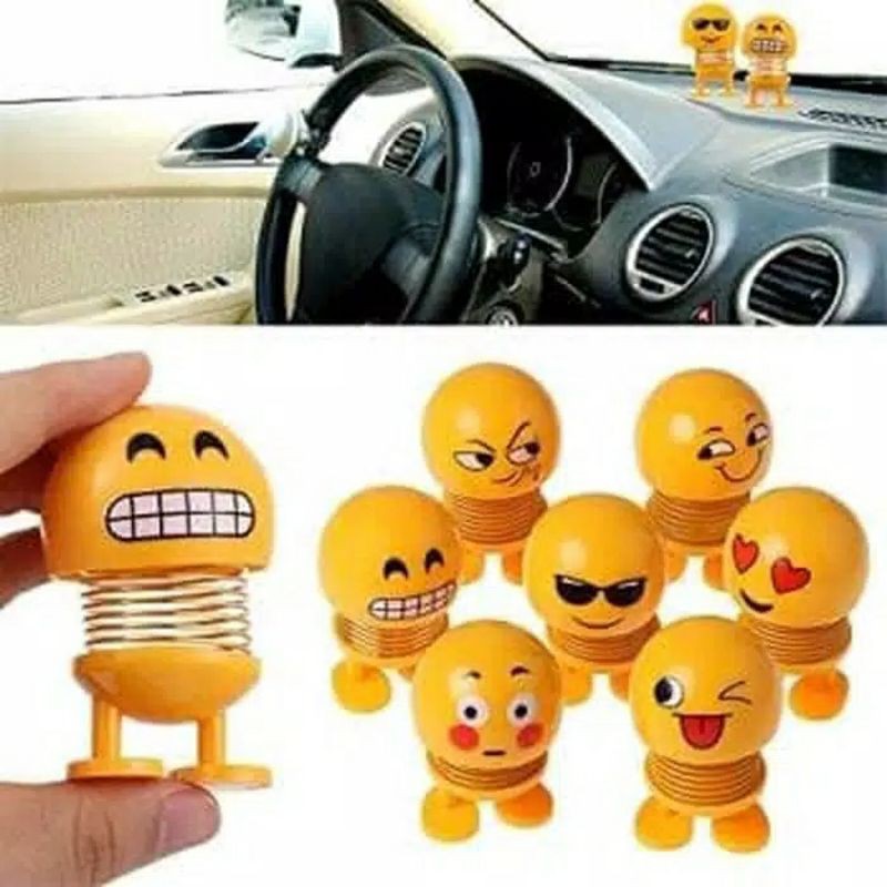 Jual Boneka Emoticon / Emoticon Smile Dashboard Mobil / Boneka Per ...