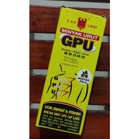 Jual Gpu Aroma Pala 100 ML / Pegal Linu / Nyeri sendi / Minyak Urut ...