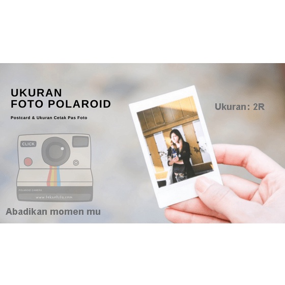 Jual Cetak Foto Polaroid Uk 2R 25PCS / 100PCS II Abadikan Momen ...