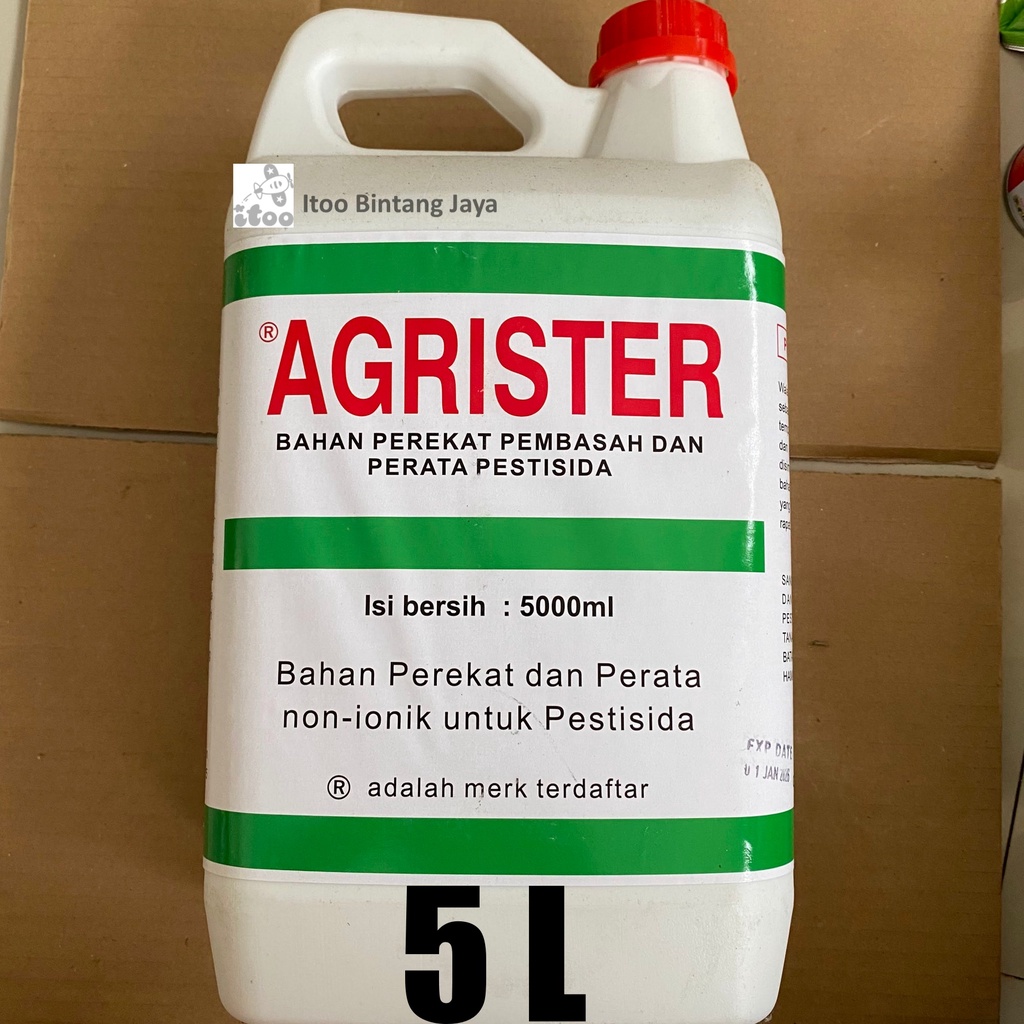 Jual Perekat Perata Penembus Pestisida dan Insektisida AGRISTER 5 L ...