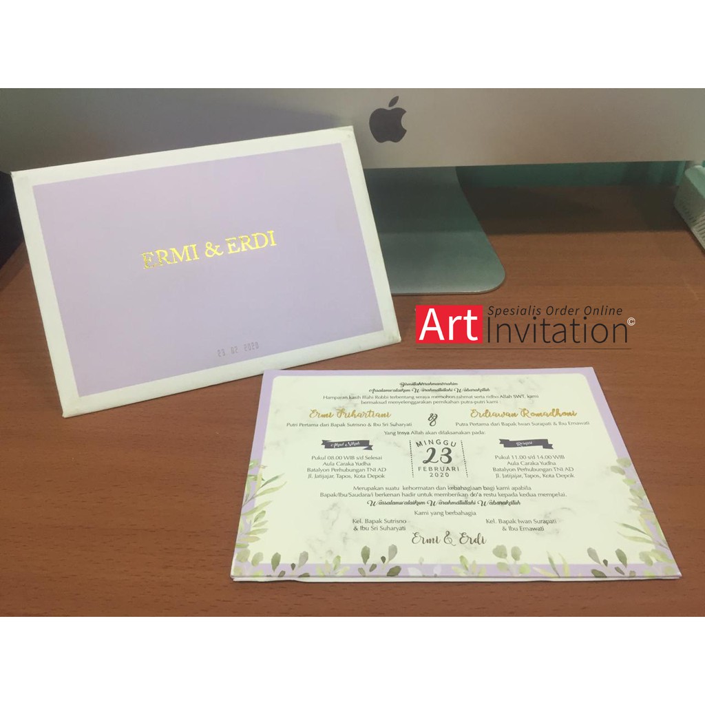 Jual Undangan Pernikahan Hard Cover Landscape | Shopee Indonesia